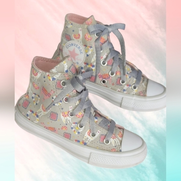 Converse | Shoes | Converse Chuck Taylor Lama Print Hightop Sneakers ...